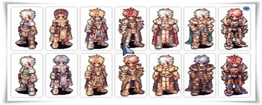 Novas cores dos personagens - ragnarok - XtremoCaos